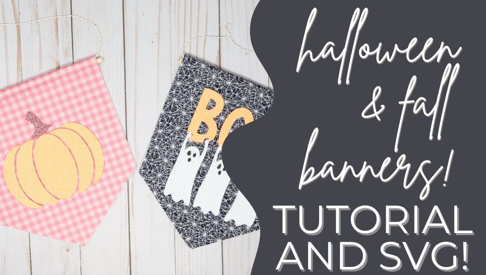 Pumpkin and Halloween Banners! + FREE SVG – Over The River Felt