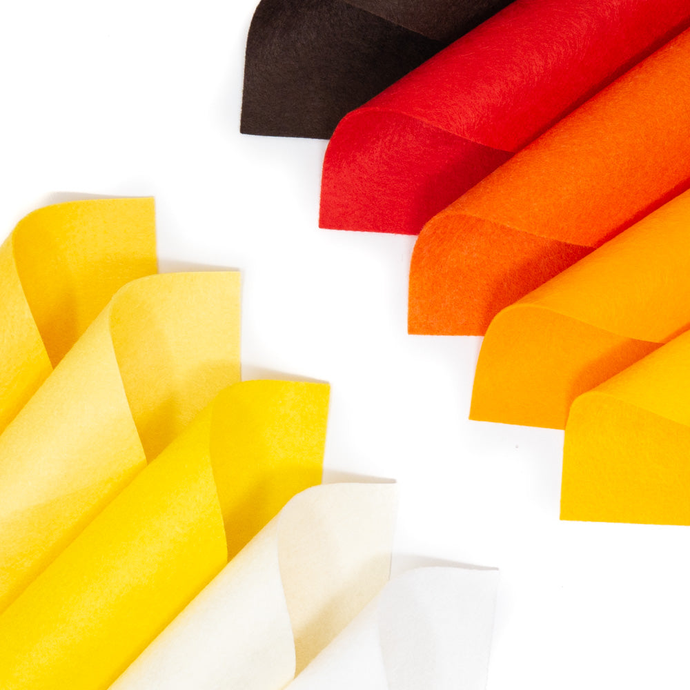 10 Piece Candy Corn Collection – Over The River Felt