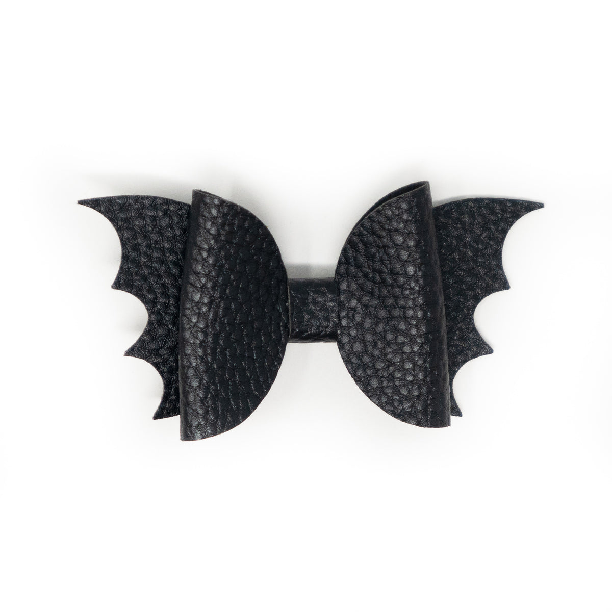 Pebbled Faux Leather Bat Bow – Over The River Felt