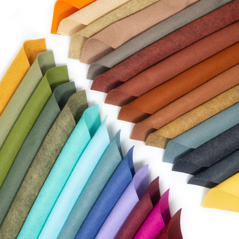 WOOL BLEND FELT COLLECTIONS – Over The River Felt